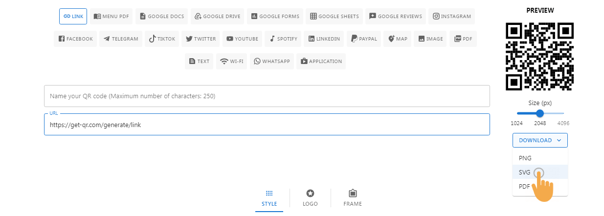 How to save a QR code with a link or file: step-by-step instructions