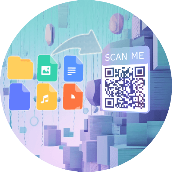 QR code for OneDrive as a universal solution for sharing files and folders
