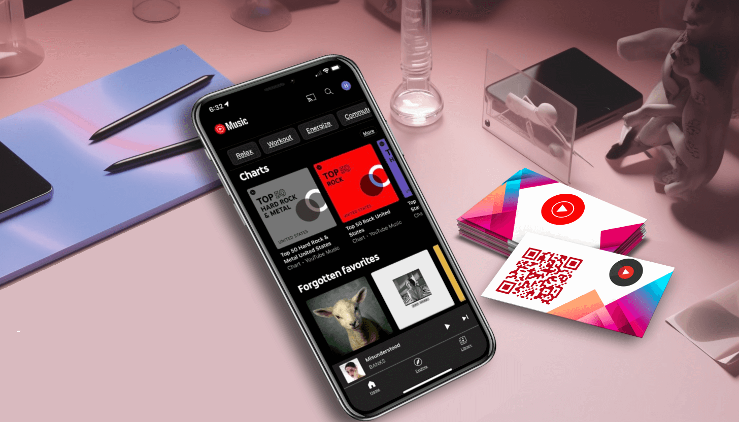 Cómo crear un código QR de YouTube Music con el contenido de audio que ...
