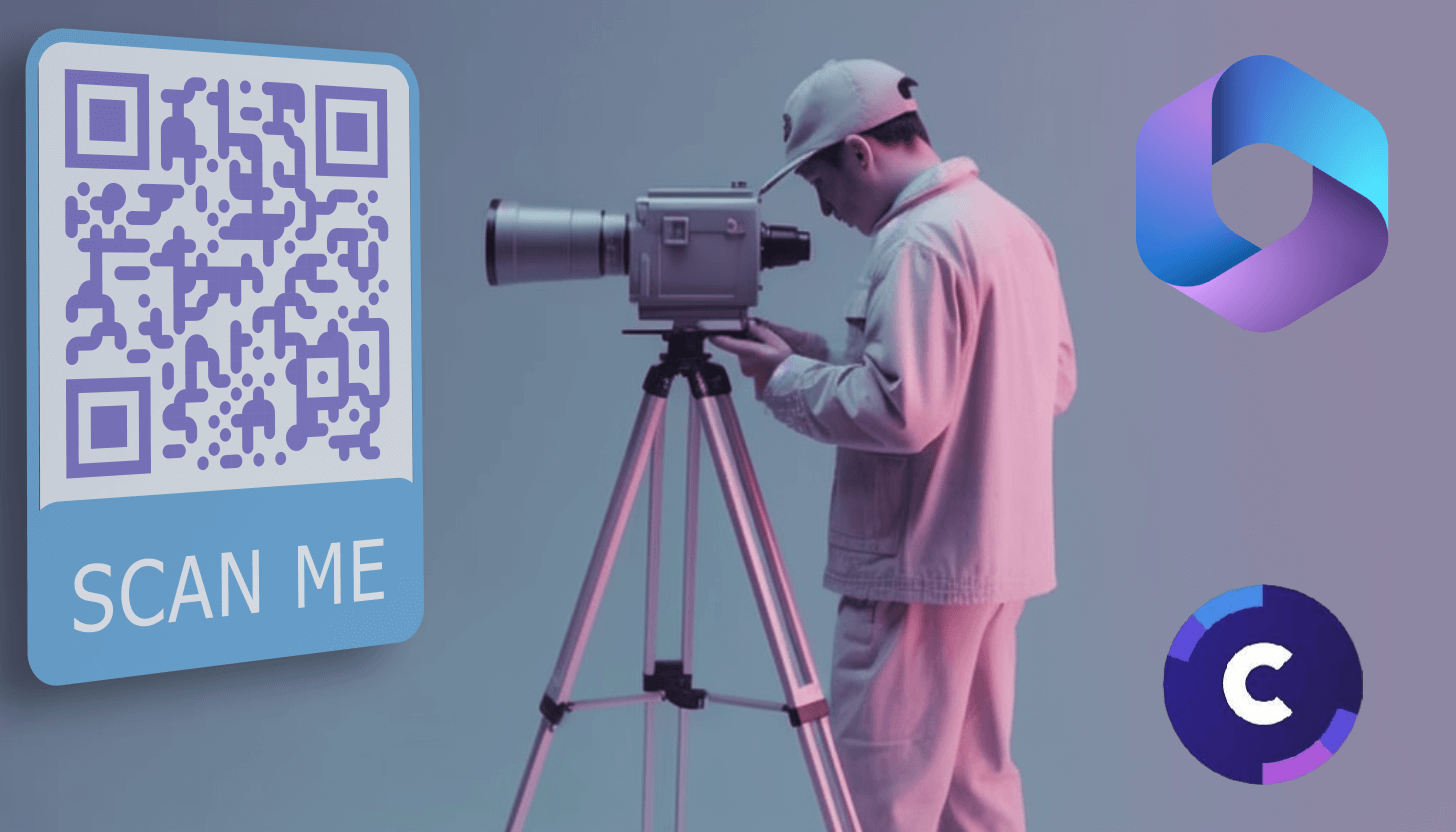 How to make a video in Microsoft 365 and convert its link to QR code